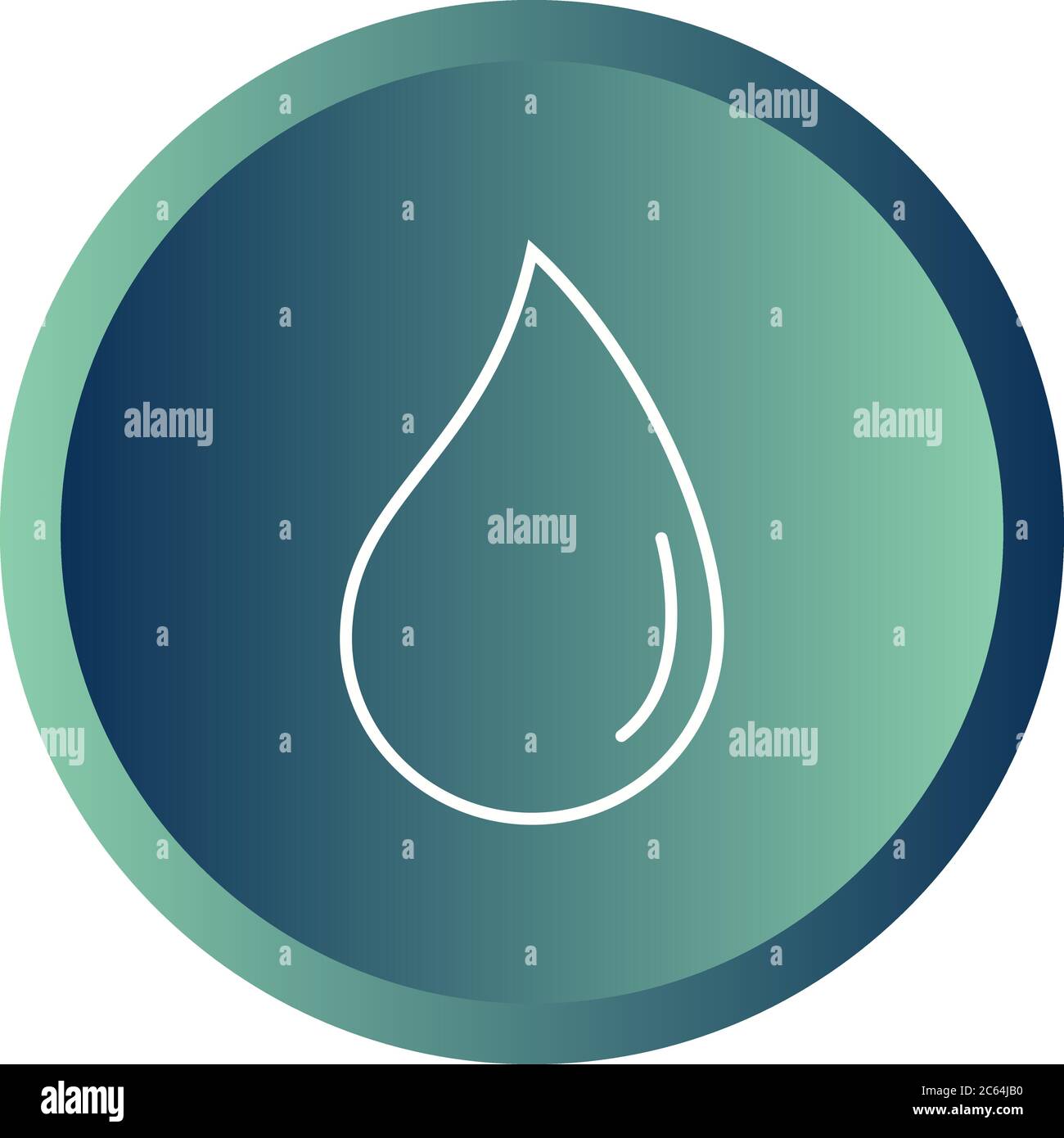 Unique Water Droplet Vector Line Icon Stock Vector Image & Art - Alamy