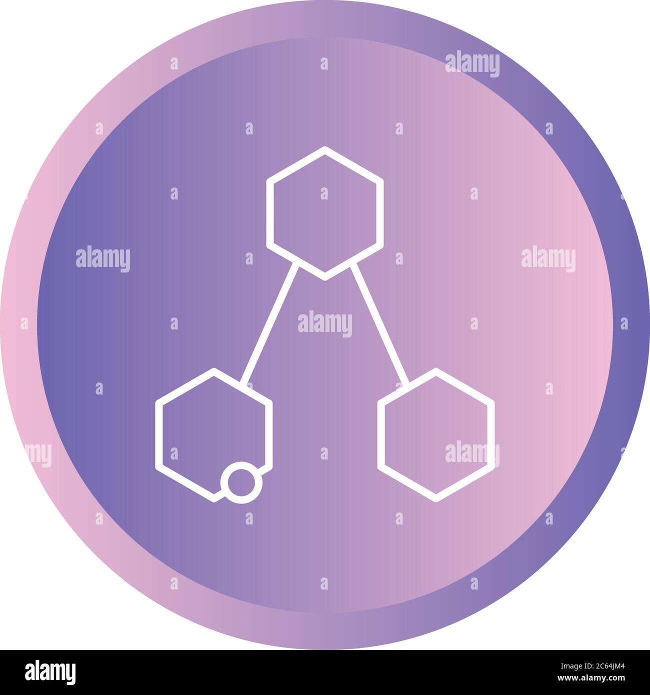 Unique Chemical Structure II Vector Line Icon Stock Vector Image & Art ...