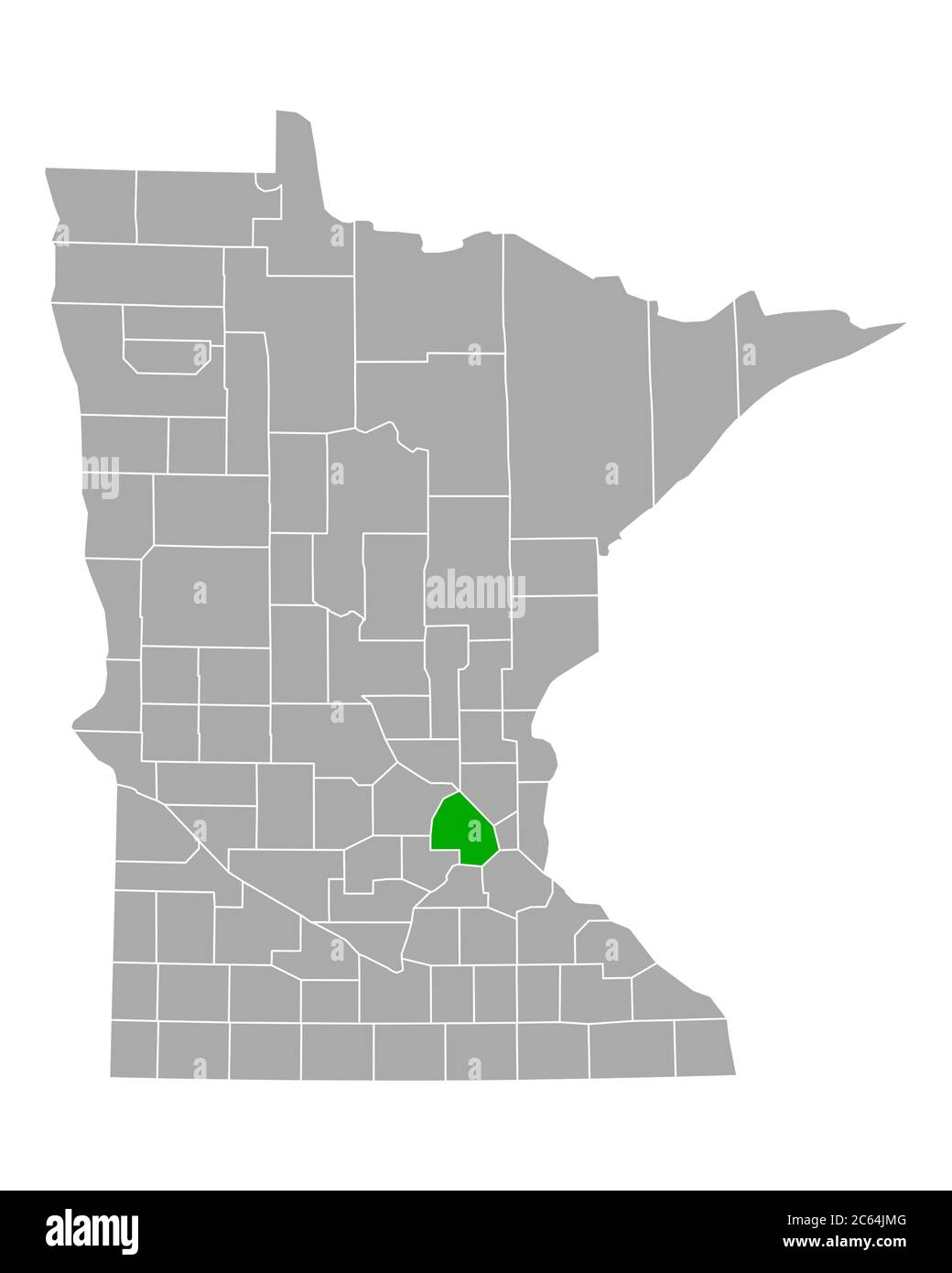 Map of hennepin hi-res stock photography and images - Alamy