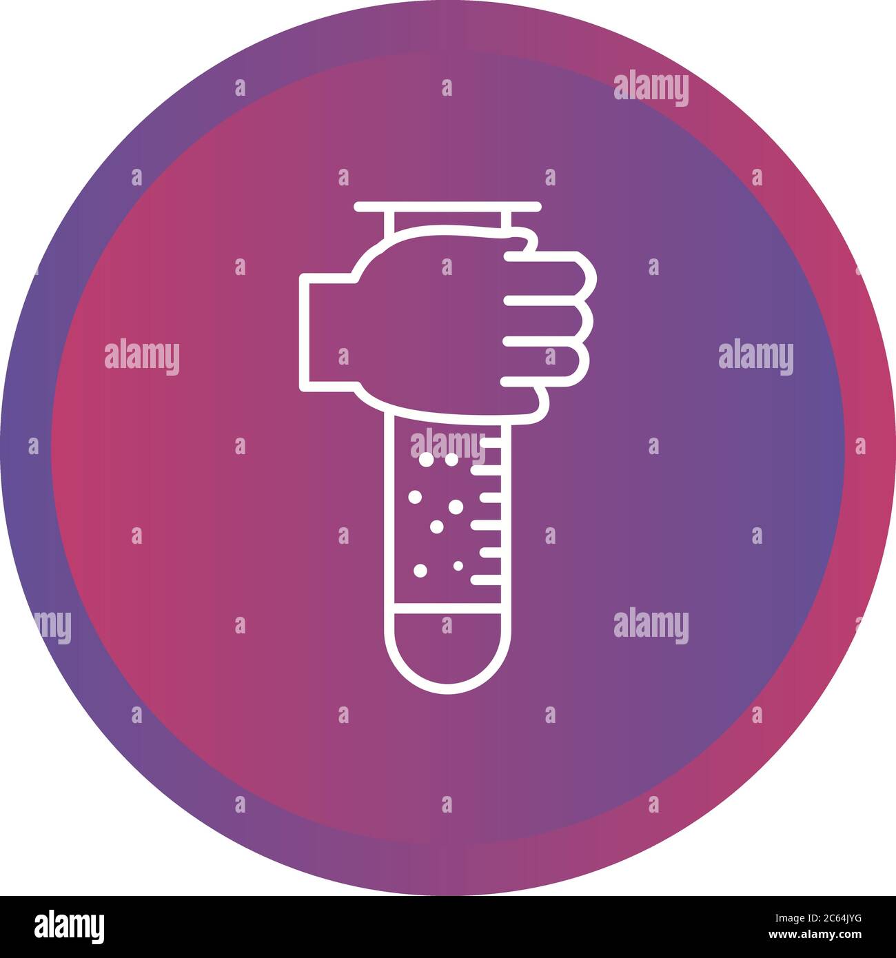 Unique Holding Tube Vector Line Icon Stock Vector Image & Art - Alamy