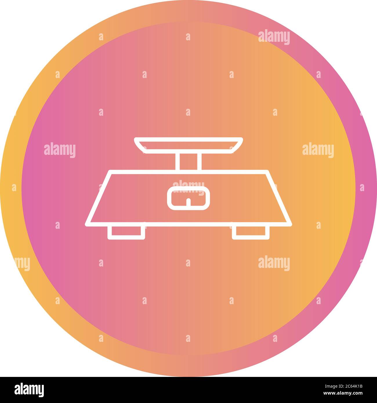 Unique Measuring Scale Vector Line Icon Stock Vector Image & Art - Alamy