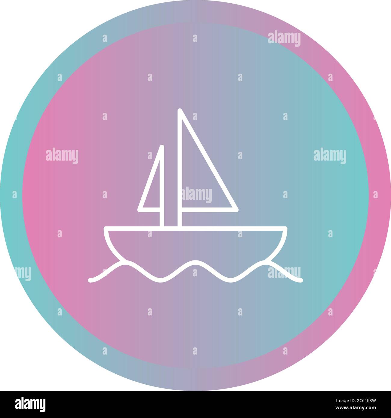 Unique Boat Vector Line Icon Stock Vector Image & Art - Alamy