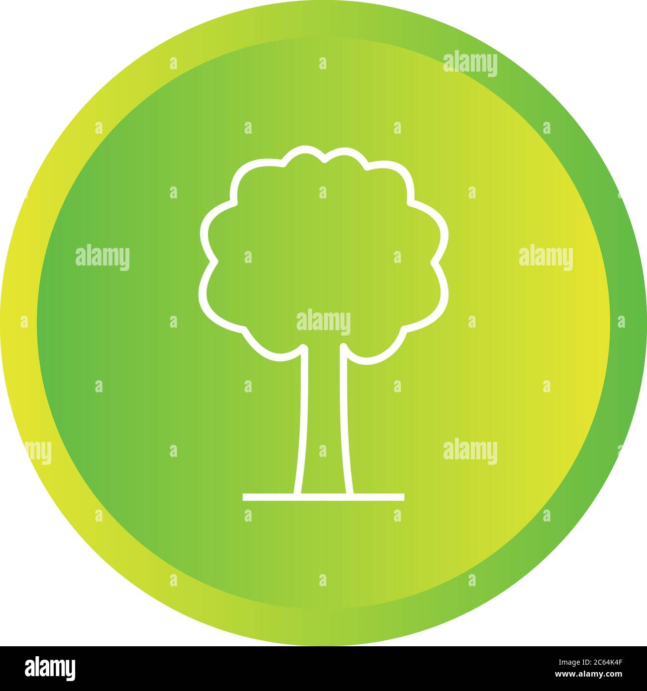 Unique Tree Vector Line Icon Stock Vector Image & Art - Alamy