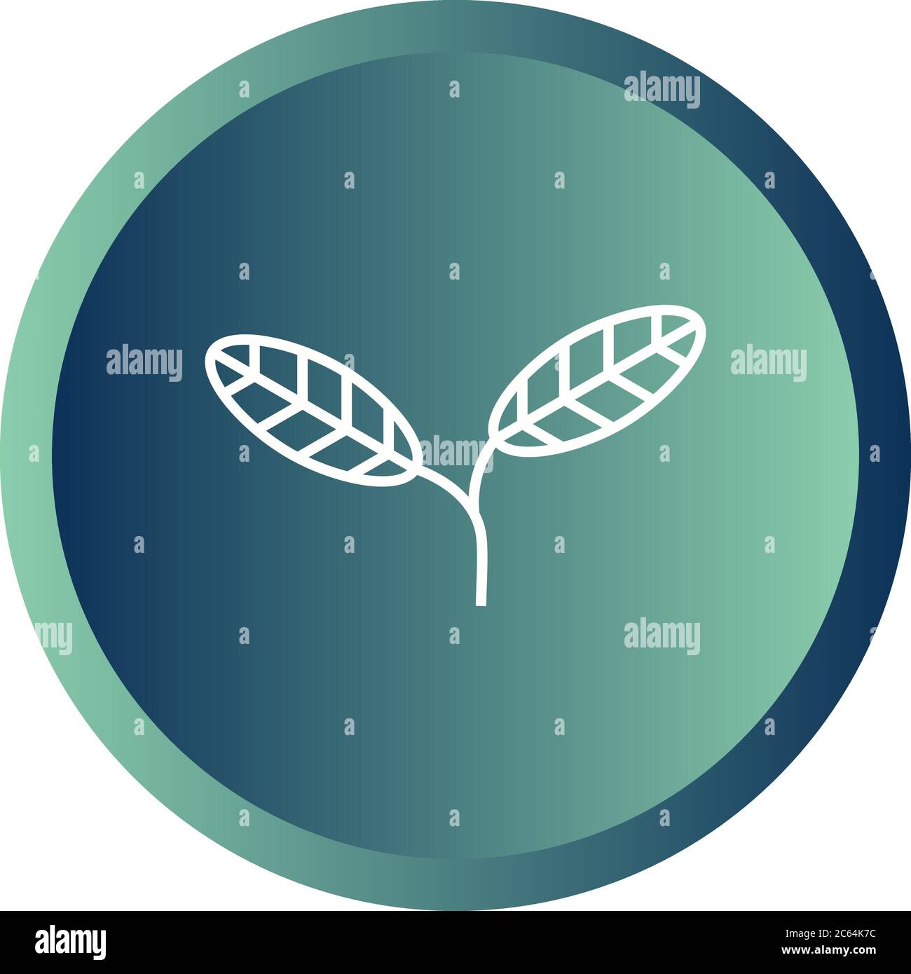 Unique leaves Vector Line Icon Stock Vector Image & Art - Alamy