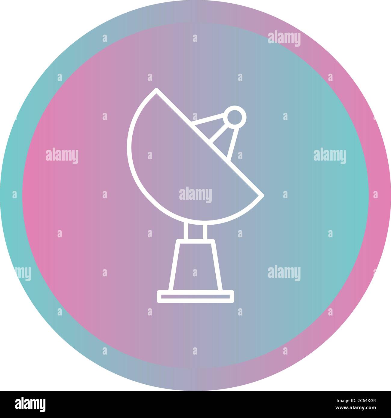 Unique Satellite Vector Line Icon Stock Vector Image & Art - Alamy