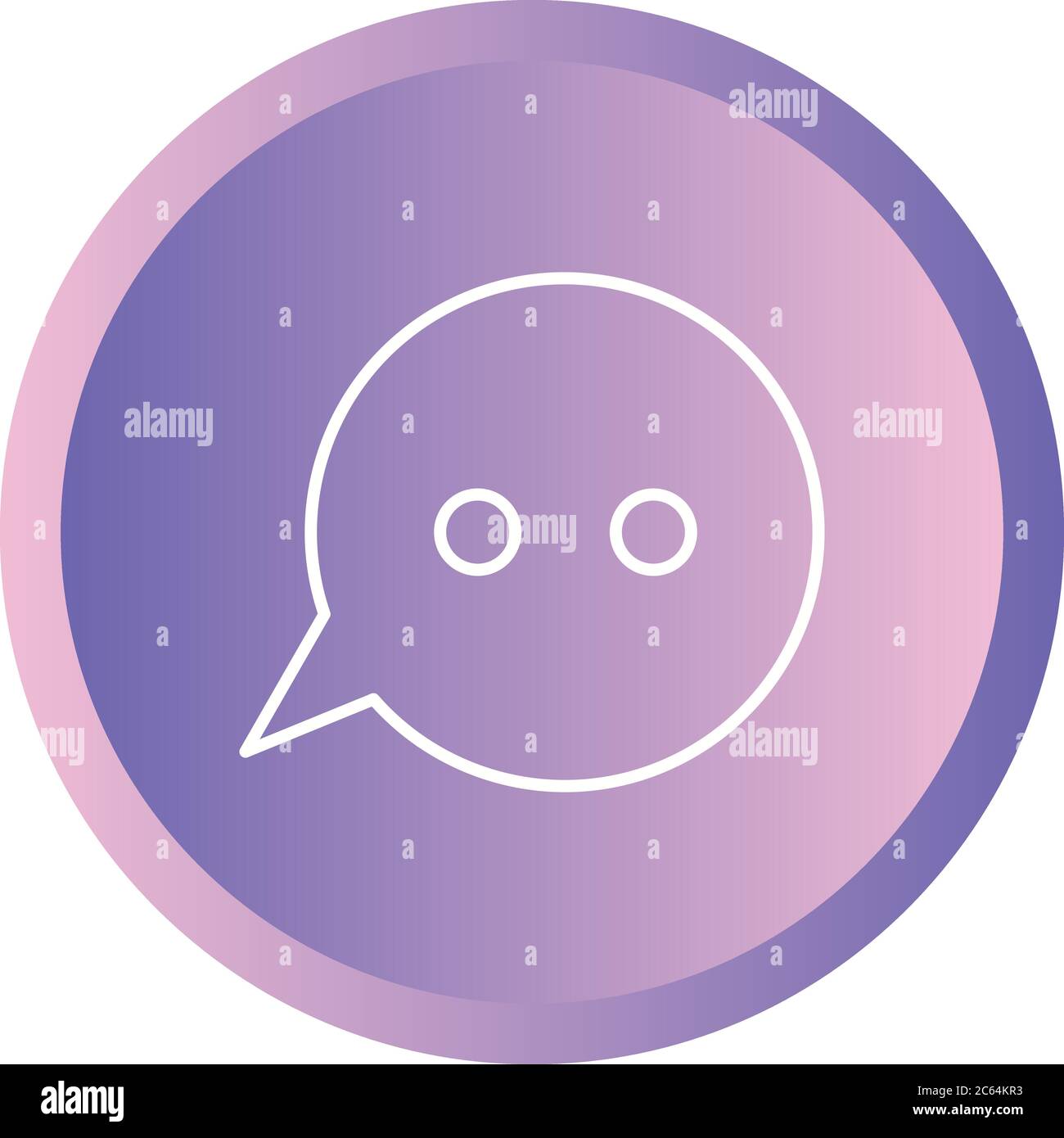 Unique Message Bubbles Vector Line Icon Stock Vector Image & Art - Alamy