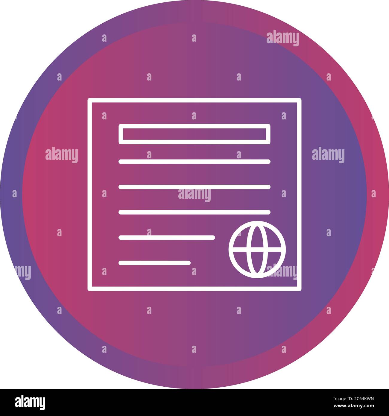 Unique Newspaper Vector Line Icon Stock Vector Image & Art - Alamy