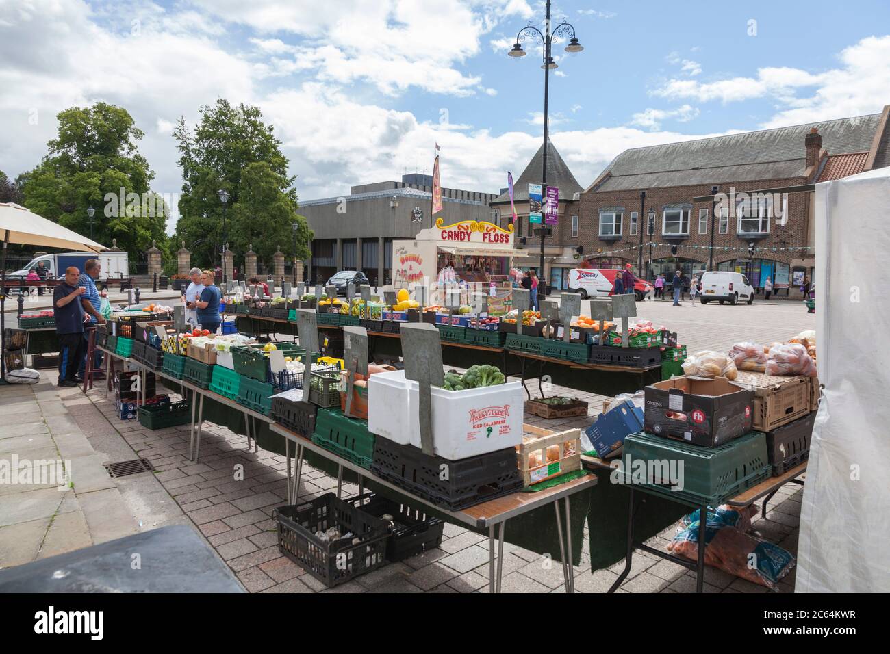 Market Square in Darlington,Co.Durham,England,UK Stock Photo - Alamy