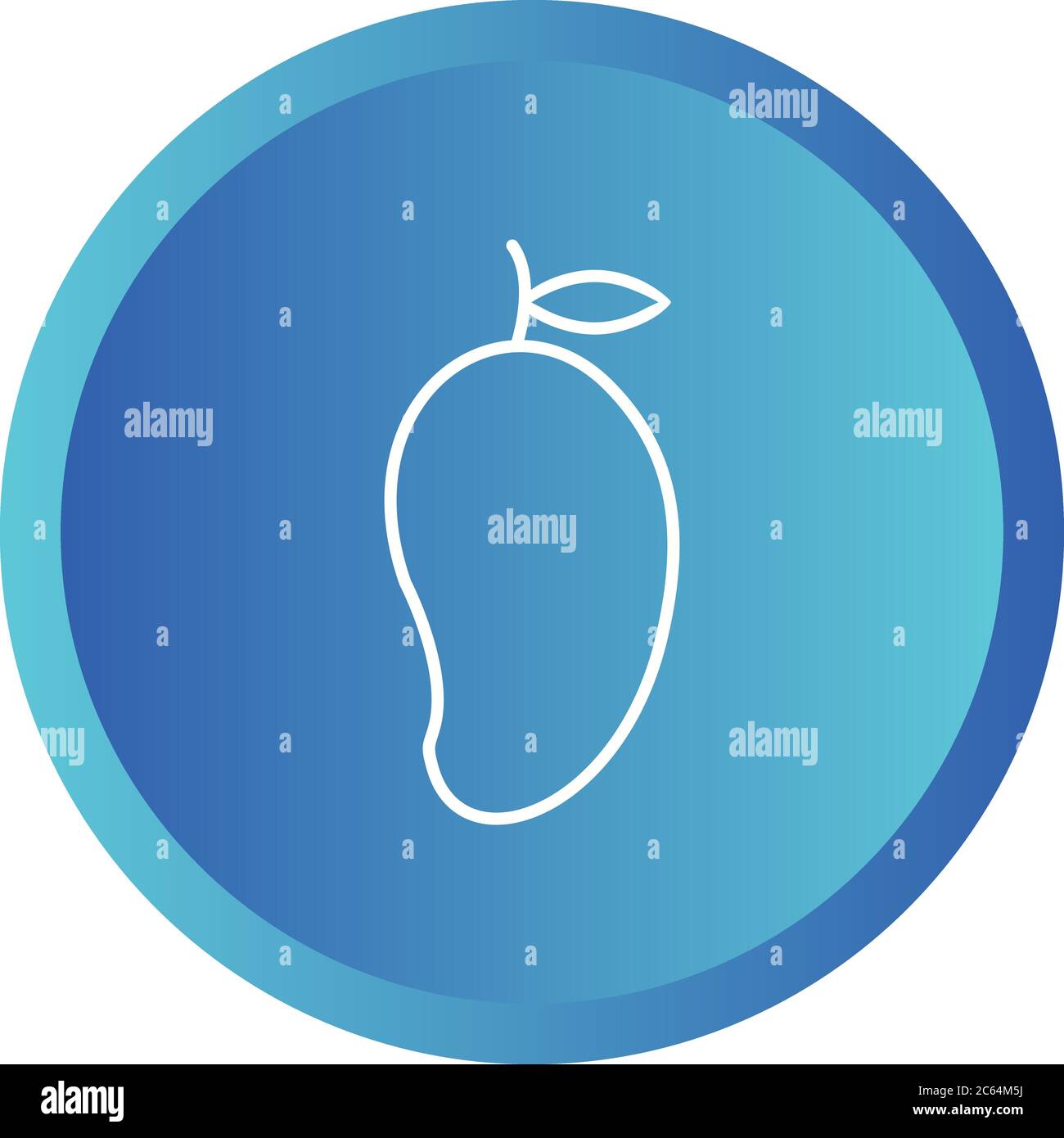 Unique Mango Vector Line Icon Stock Vector Image & Art - Alamy