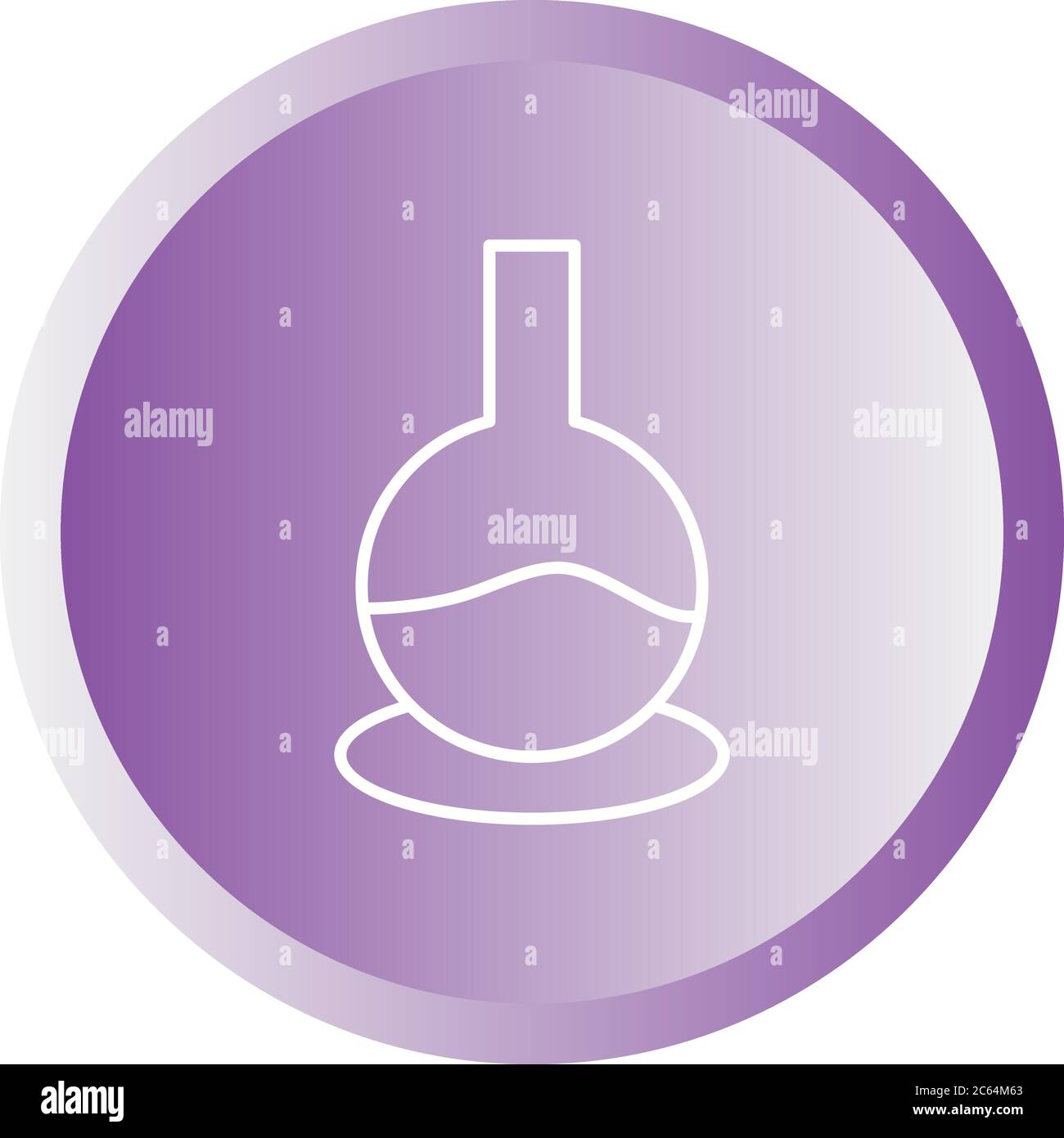 Unique Glass Beaker Vector Line Icon Stock Vector Image & Art - Alamy