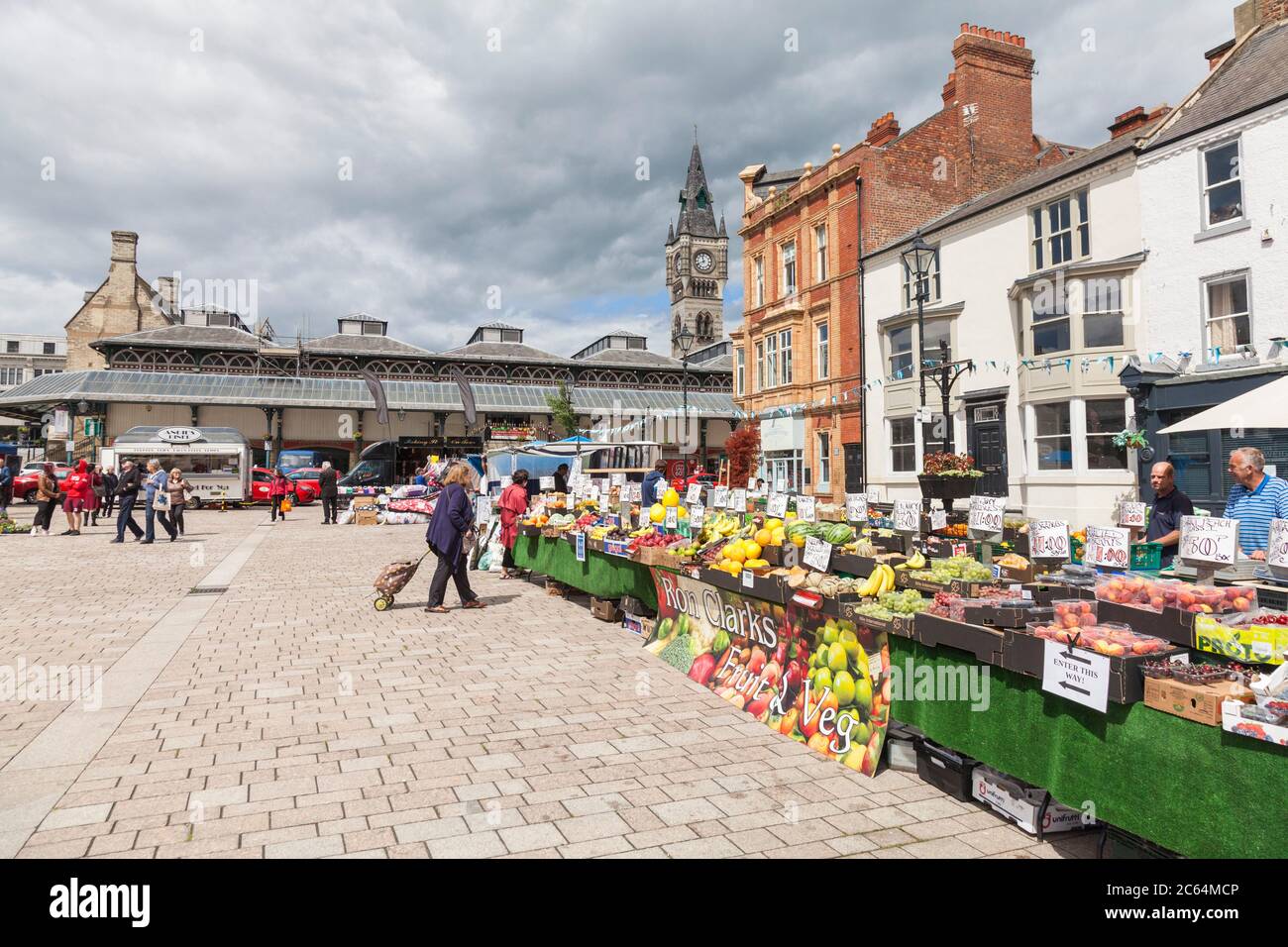 Market Square in Darlington,Co.Durham,England,UK Stock Photo - Alamy
