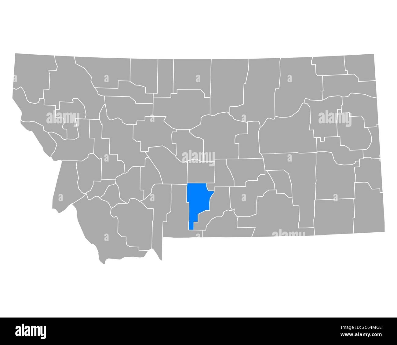 Map of Sweet Grass in Montana Stock Photo - Alamy