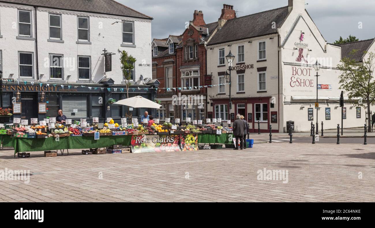 Market Square in Darlington,Co.Durham,England,UK Stock Photo - Alamy