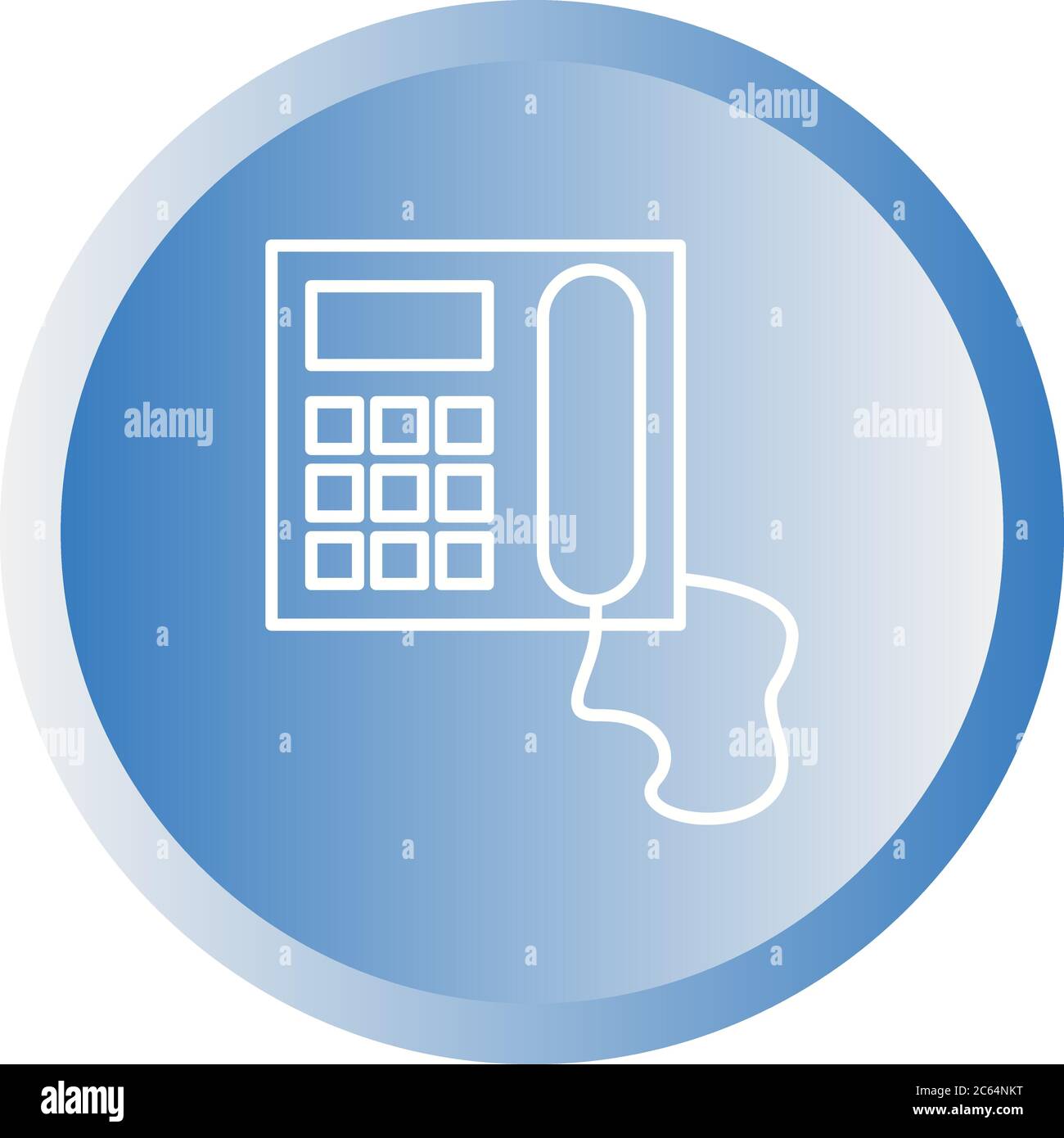 Unique Telephone Vector Line Icon Stock Vector Image & Art - Alamy