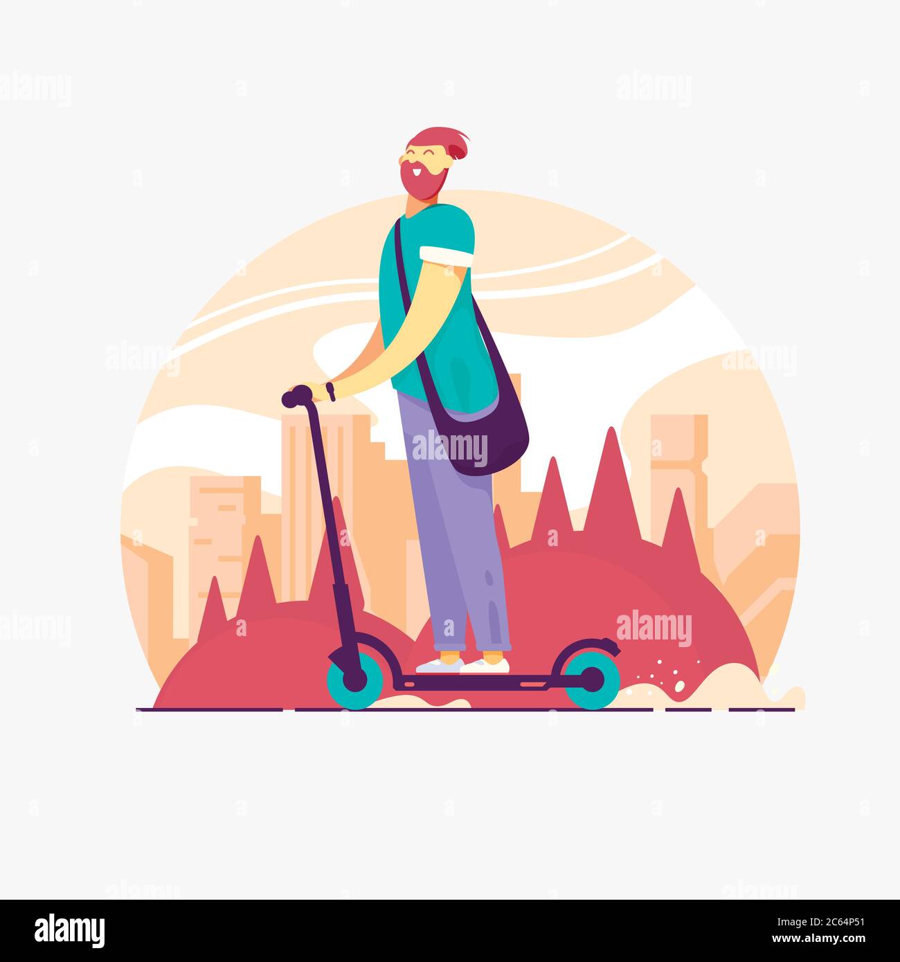 Sharing outdoor Stock Vector Images - Alamy