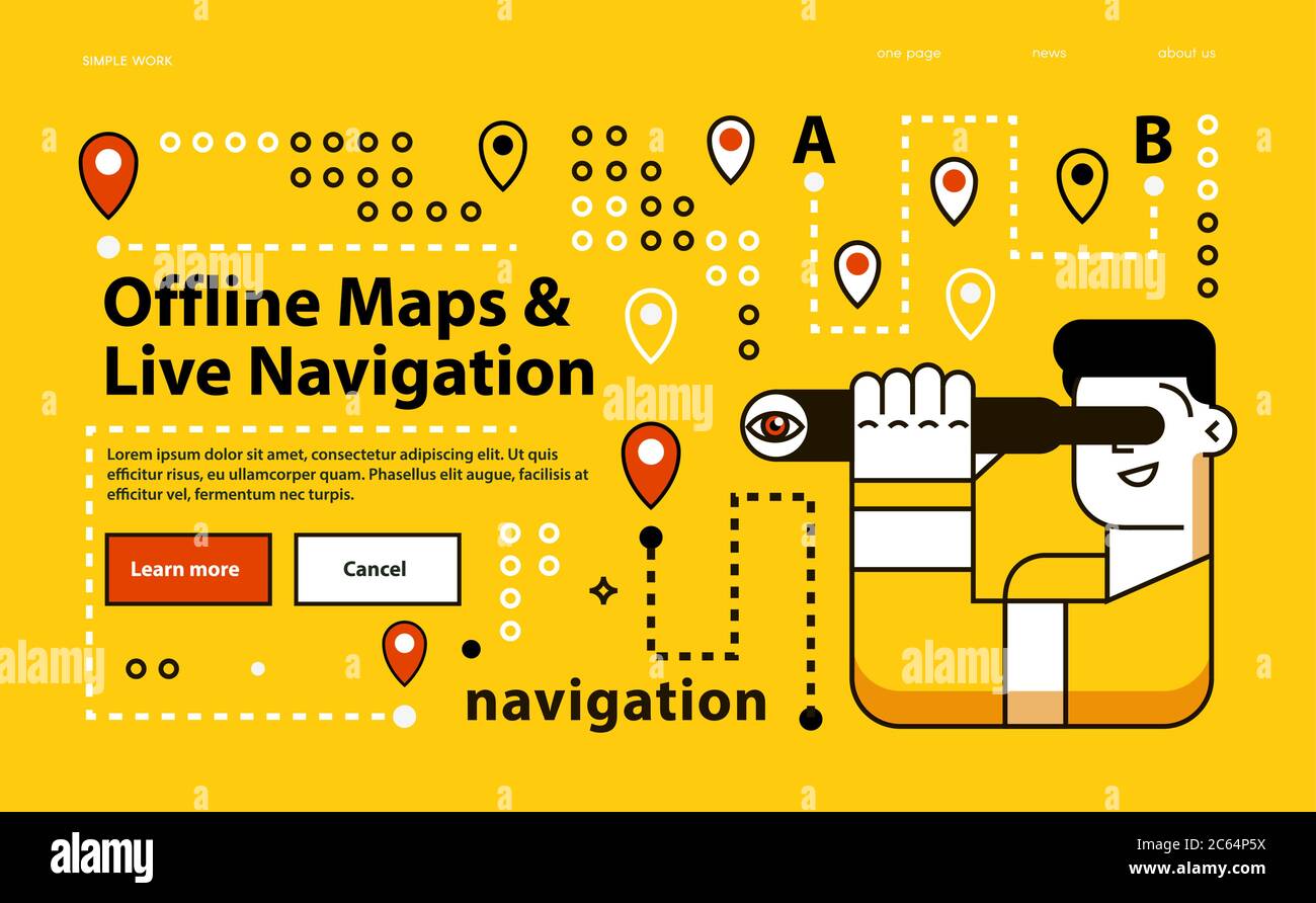 Offline Maps High Resolution Stock Photography and Images - Alamy