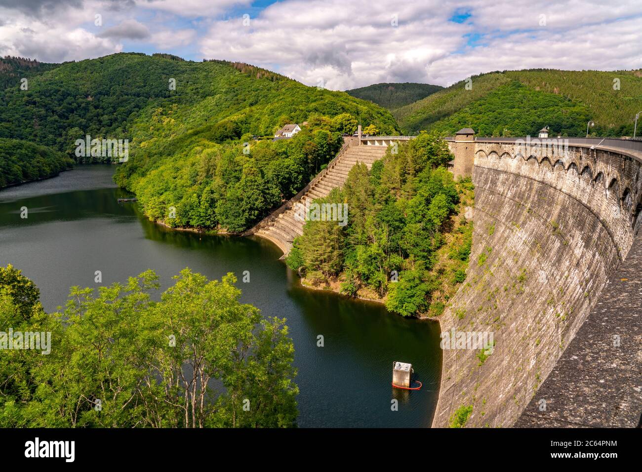 Urft dam, Eifel National Park, NRW, Germany Stock Photo - Alamy