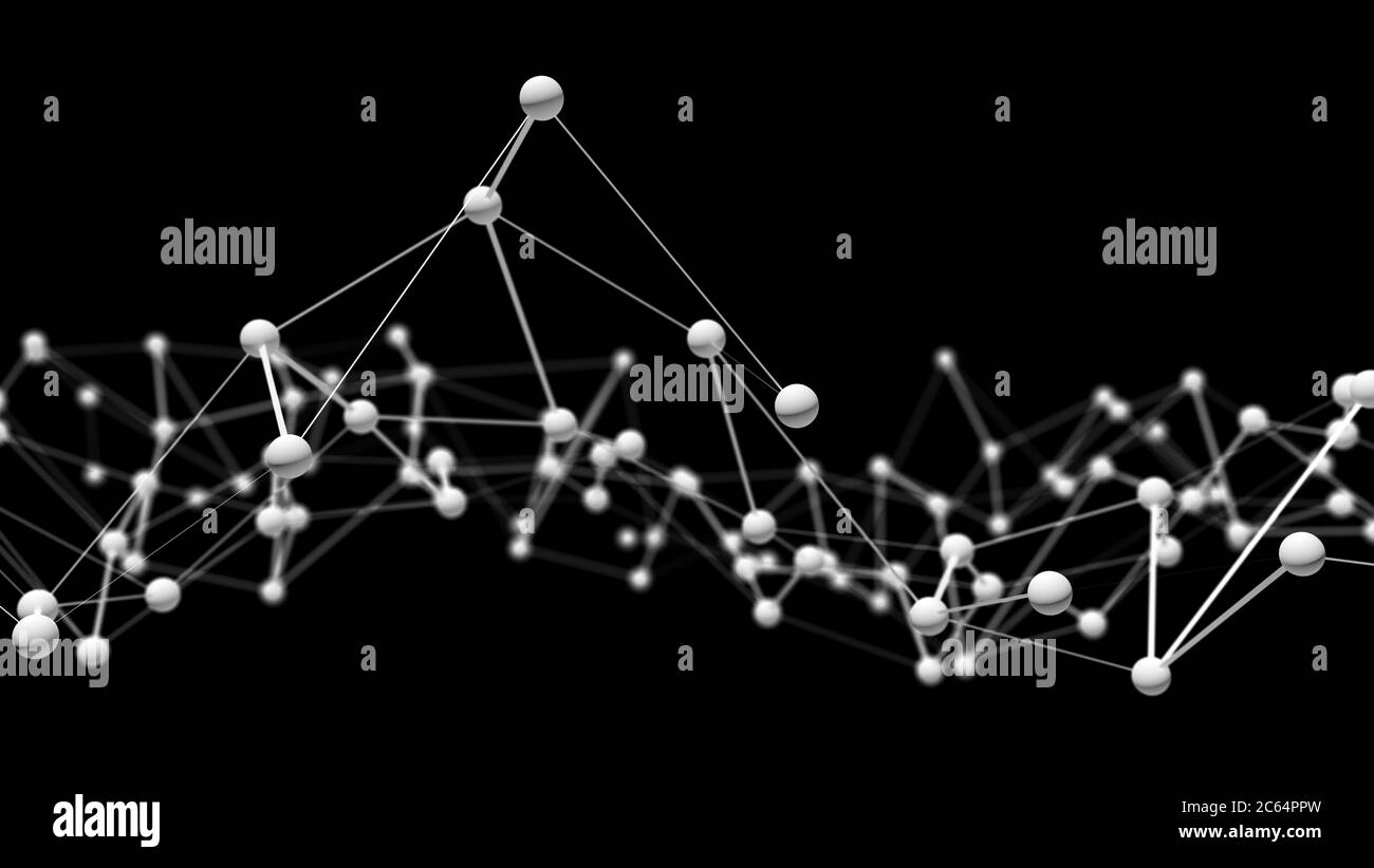 network technology abstract background connection 3D Stock Photo - Alamy