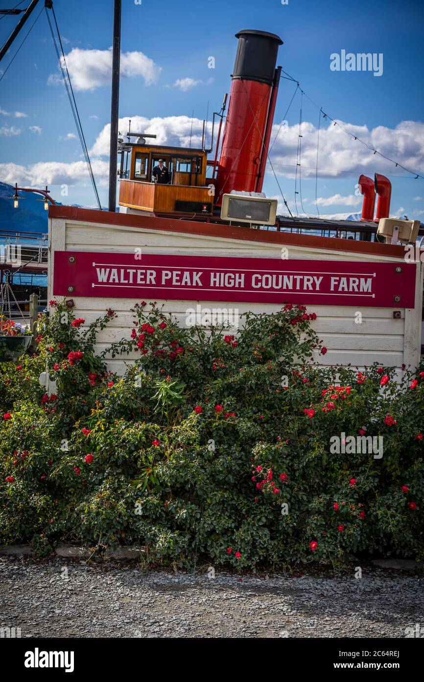 Walter peak high country farm hi-res stock photography and images - Alamy