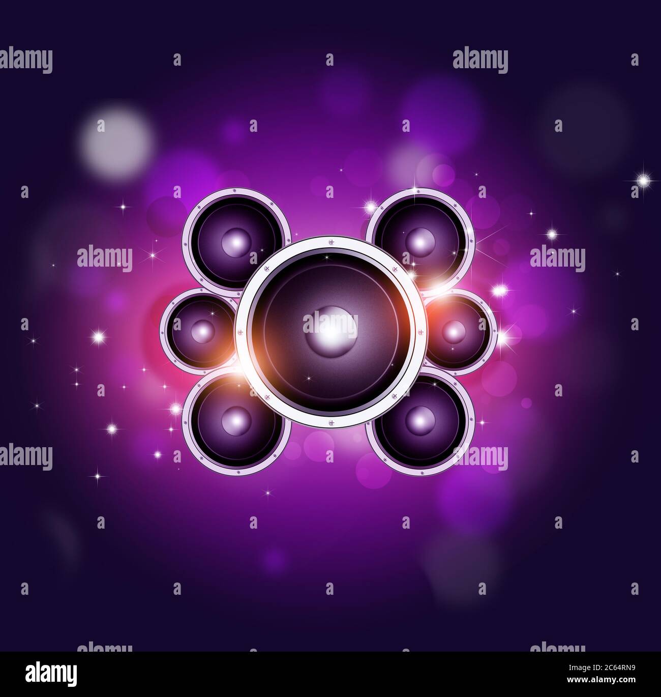 bright music neon retro background for party events Stock Photo - Alamy