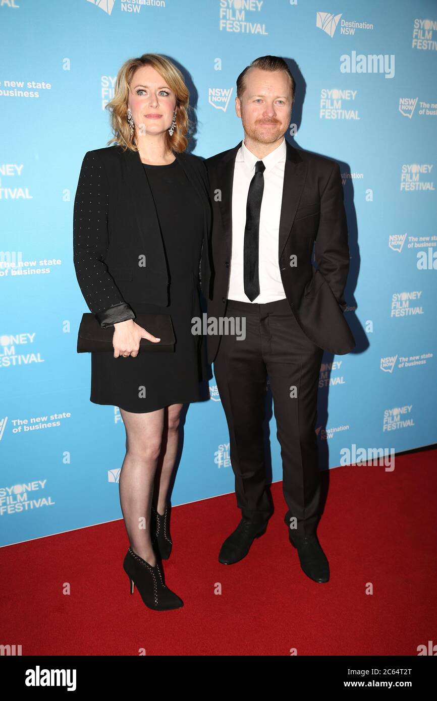 Actress Susan Prior and actor Anthony Hayes arrives on the red carpet ...