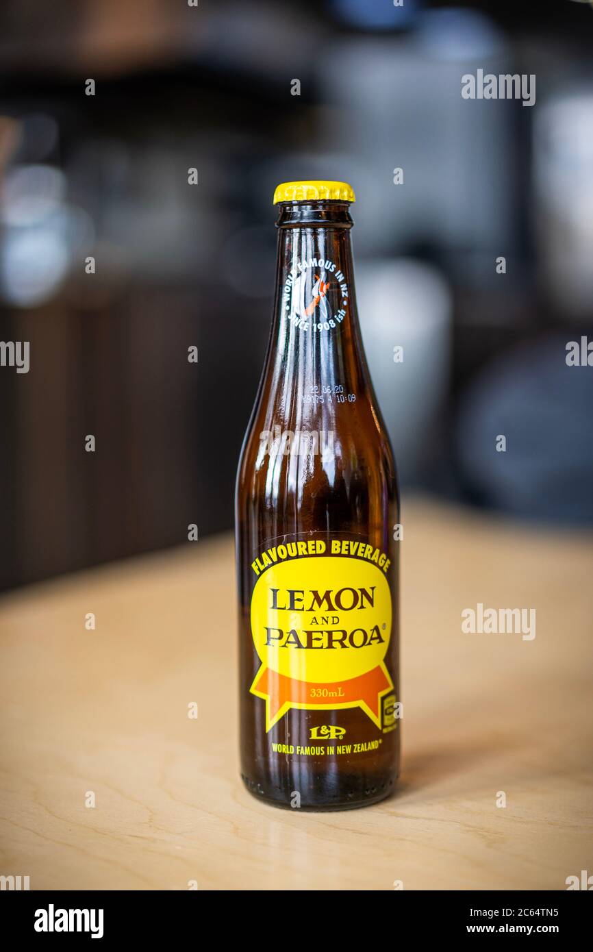 Lemon & Paeroa, also known as L&P, is a sweet soft drink manufactured ...