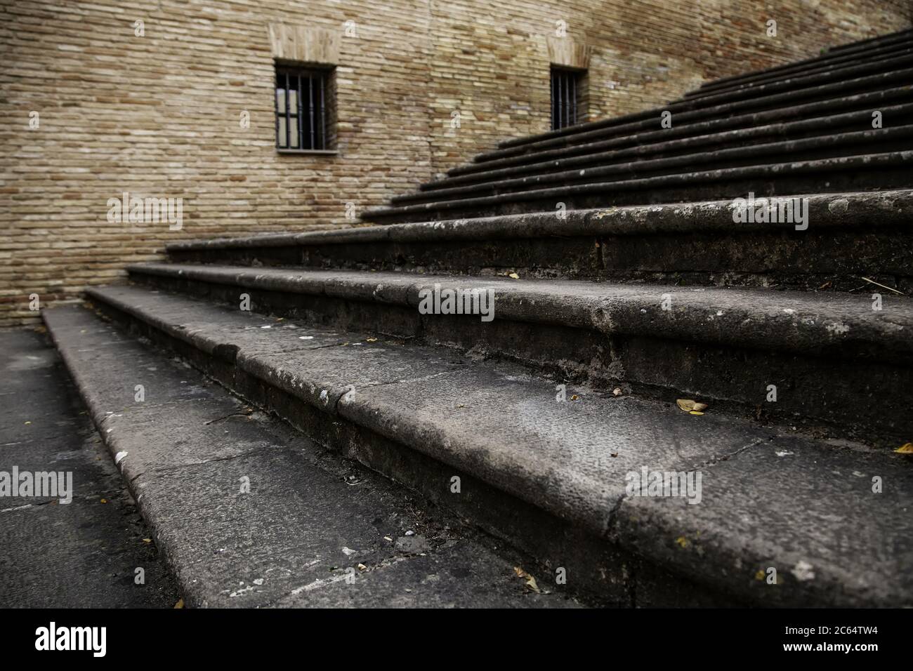 Ancient stone stairs, detail of ancient and medieval architecture Stock ...