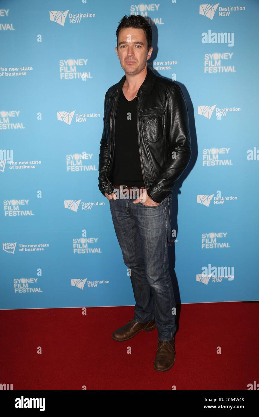 Actor Matthew Day (Matt Day) arrives on the red carpet at the Australian Premiere of The Rover ...