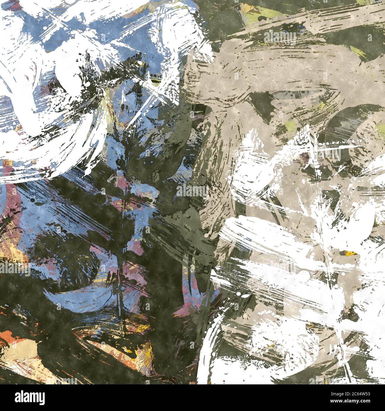 abstract psychedelic background watercolor stylization from colored ...