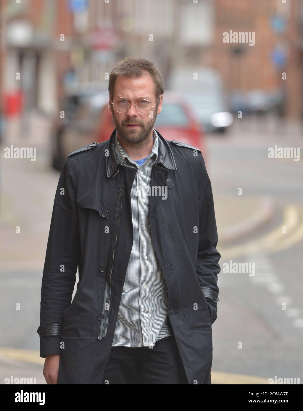 Ex-Kasabian singer, Tom Meighan, arrives at Leicester Magistrates ...