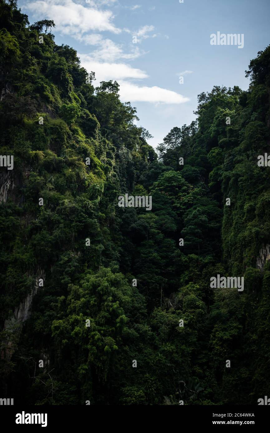 Scenic mountains and lake view in Tambun, Perak, Malaysia Stock Photo ...