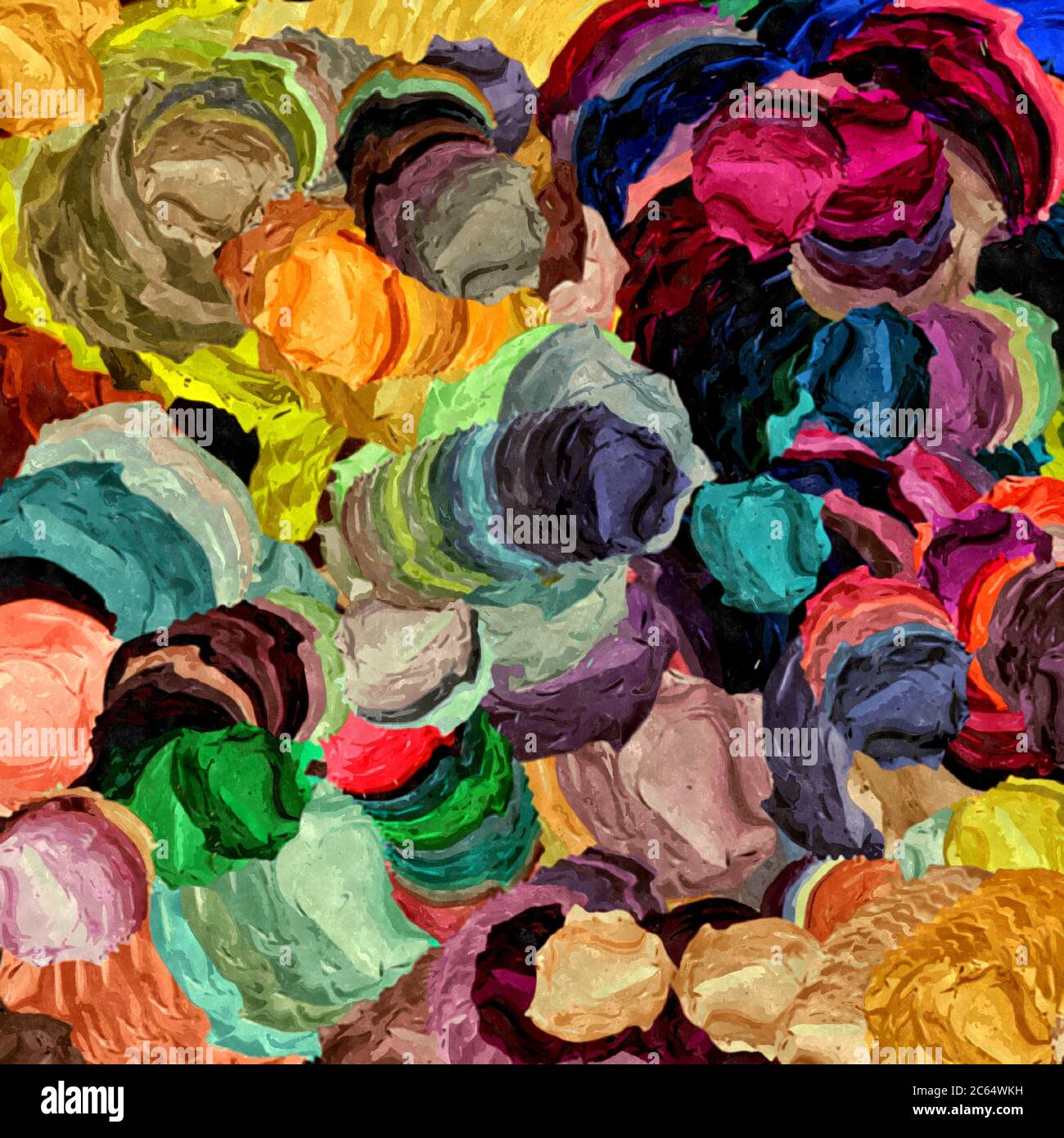 abstract psychedelic background watercolor stylization from colored ...