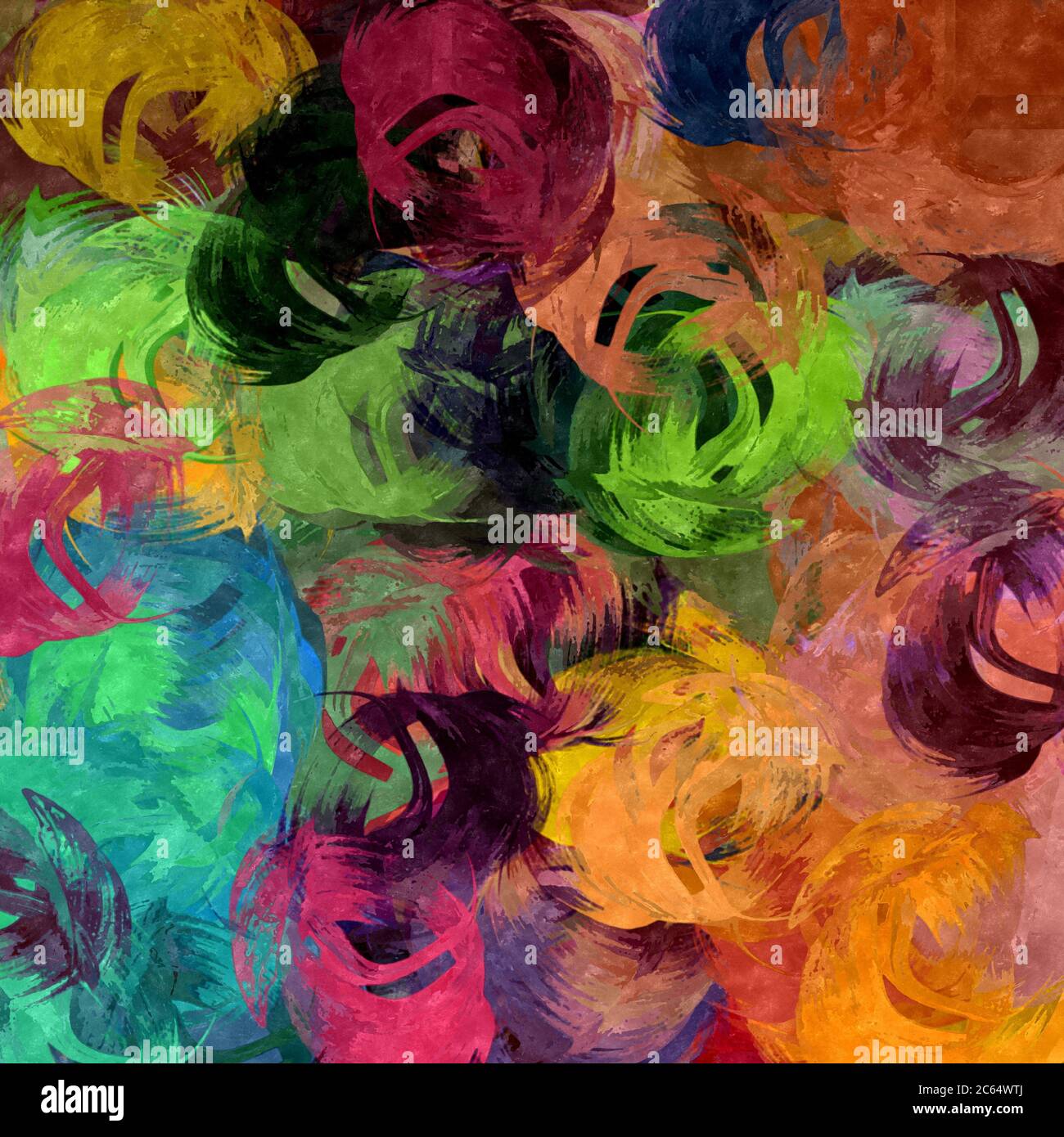 abstract psychedelic background watercolor stylization from colored ...