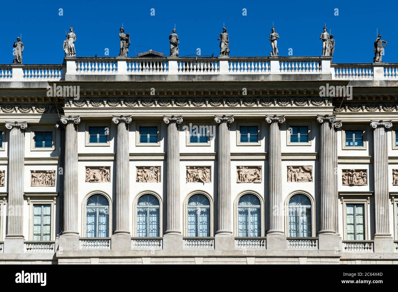 Italy, Lombardy, Milan, Via Palestro, Villa Reale Stock Photo - Alamy