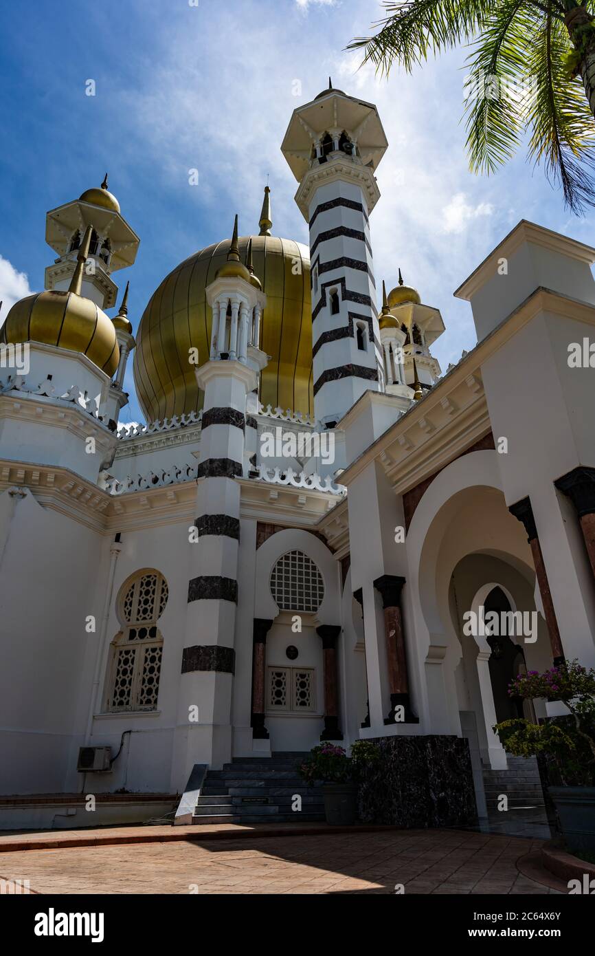 Scenic view of Masjid Ubudiah or Ubudiah Mosque, Kuala Kangsar, Perak ...