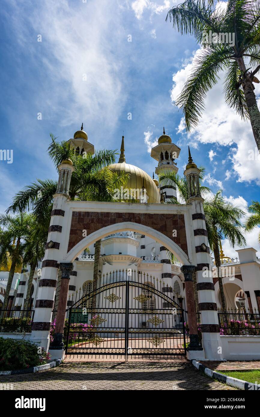 Scenic view of Masjid Ubudiah or Ubudiah Mosque, Kuala Kangsar, Perak ...