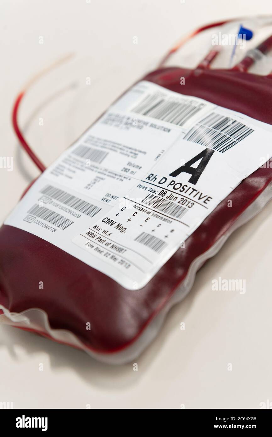 Blood bag hospital hi-res stock photography and images - Alamy