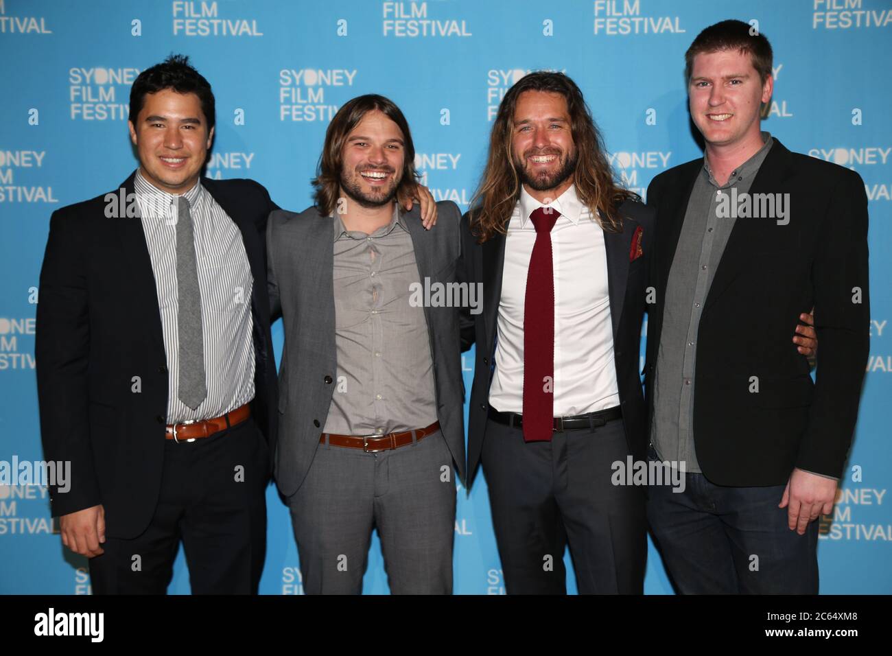L-R: Executive Producer Adam Fell, Director Alan Hicks, Executive ...