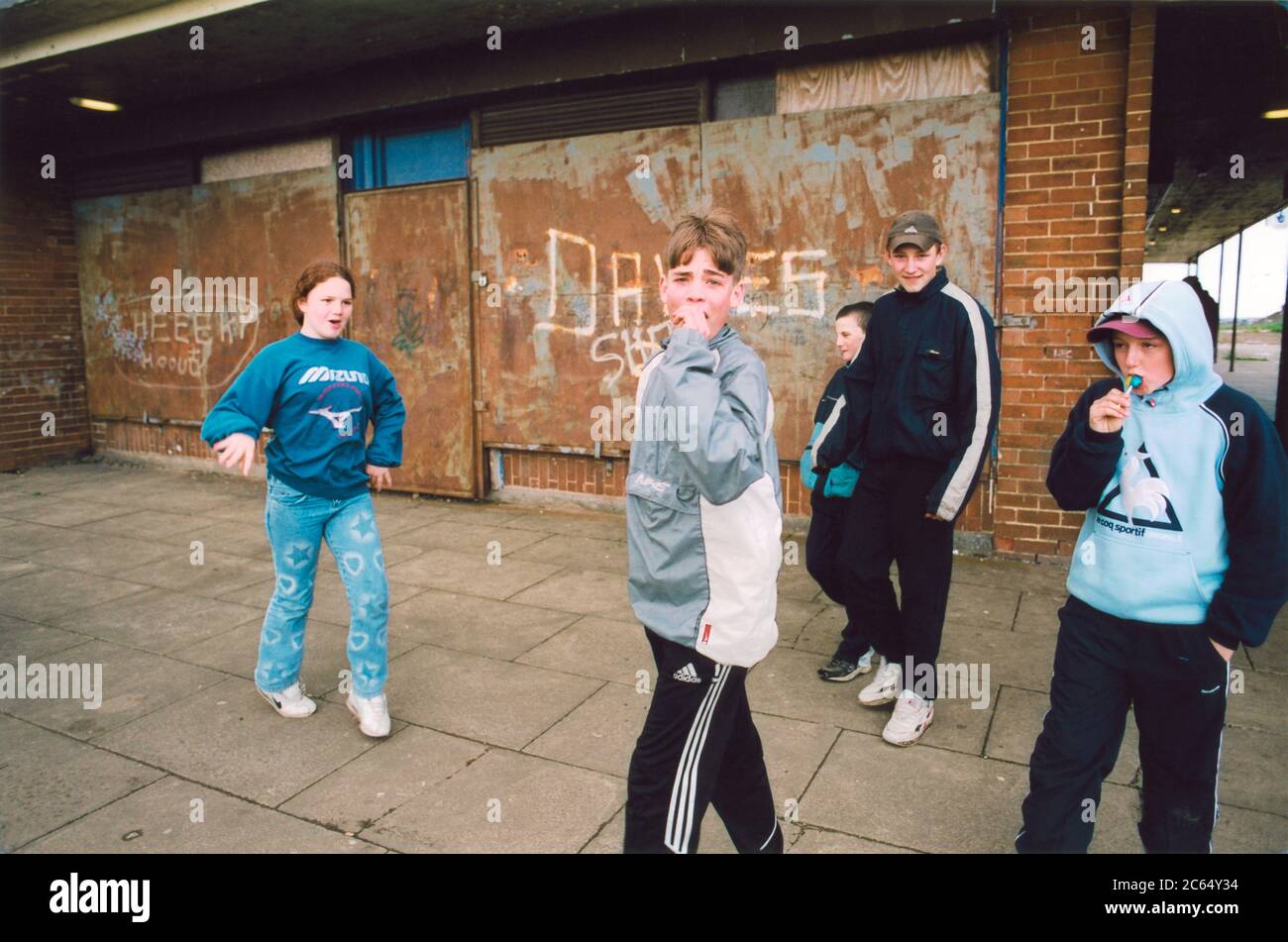 Children loitering hi-res stock photography and images - Alamy