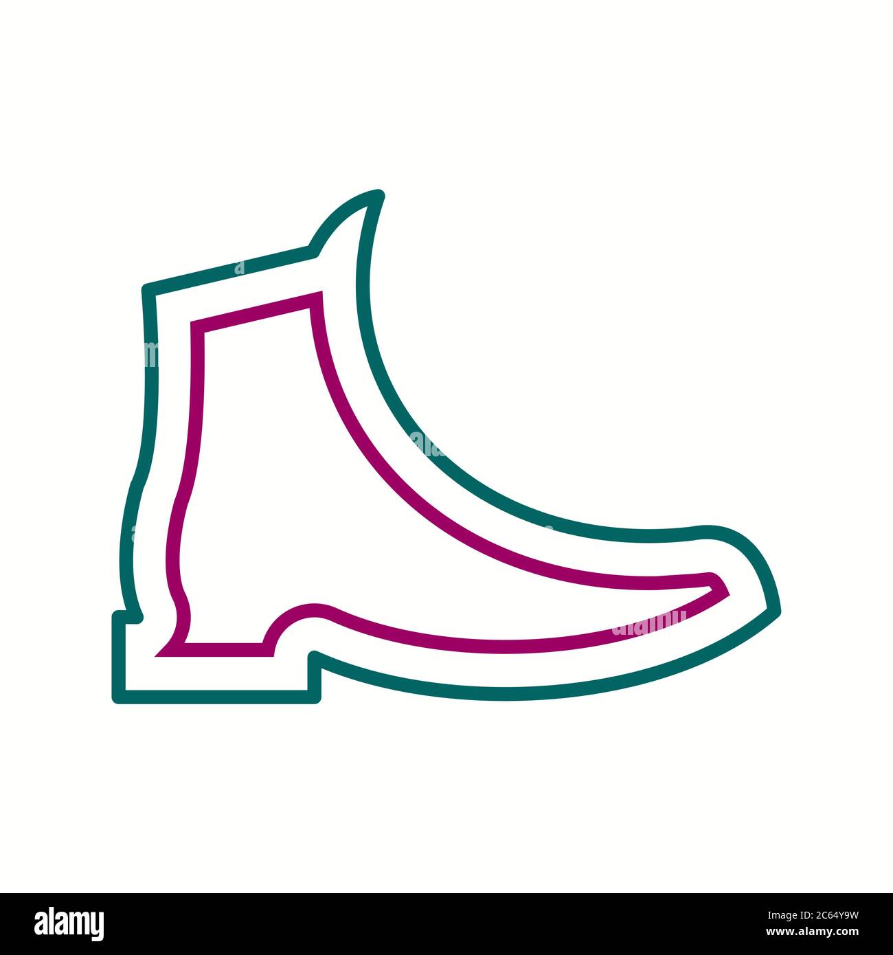 Unique Boots Vector Line Icon Stock Vector Image & Art - Alamy