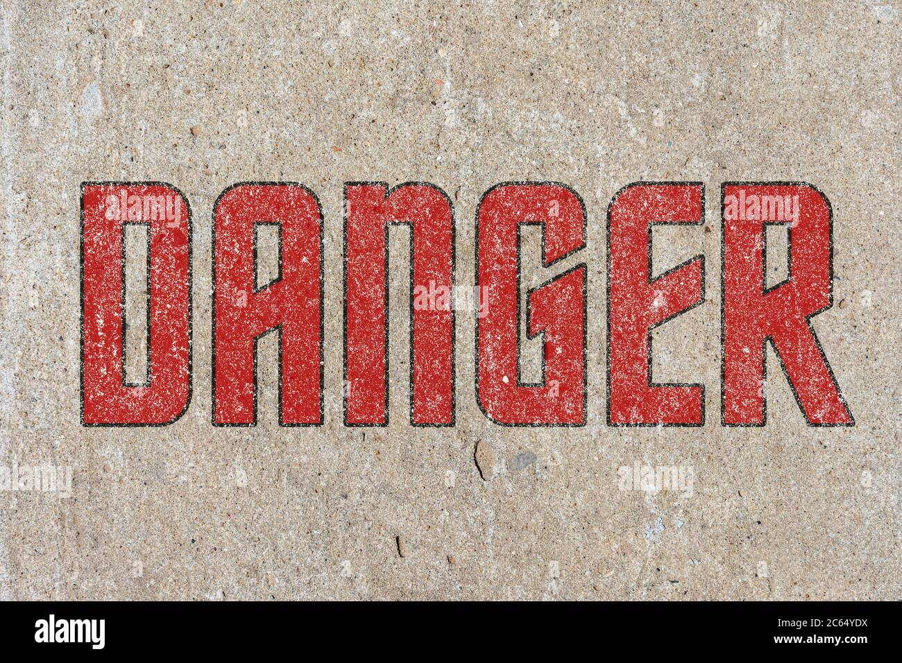Warning stencil hi-res stock photography and images - Alamy