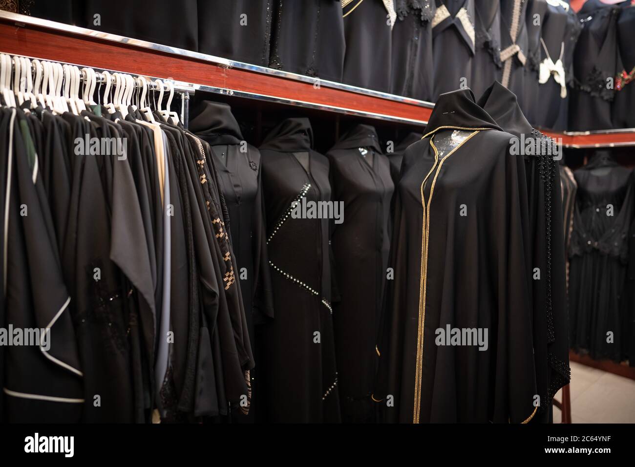 The abaya "cloak" sometimes also called an aba, is a simple, loose over ...