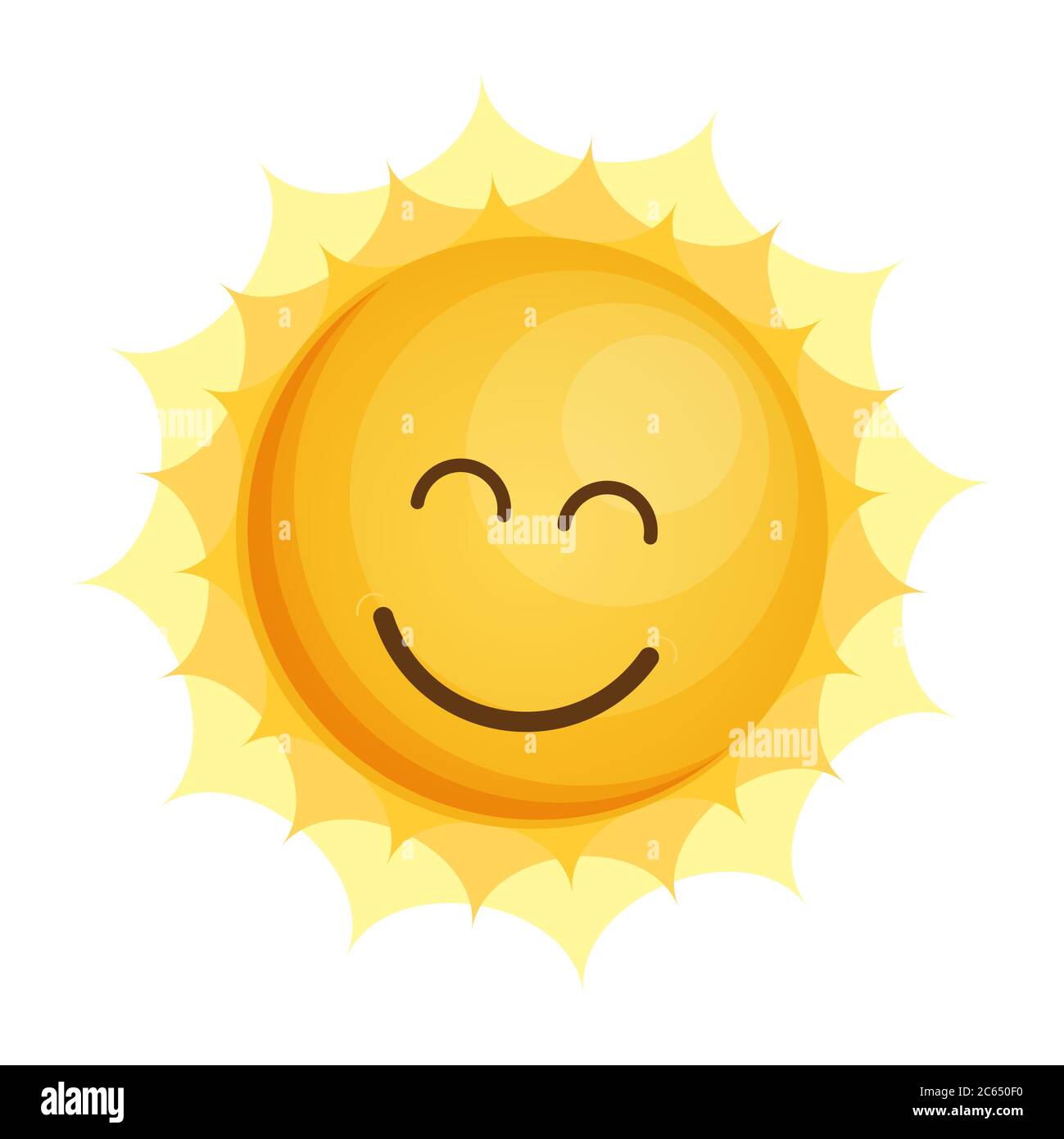 Happy laughing sunshine Stock Vector Images - Alamy
