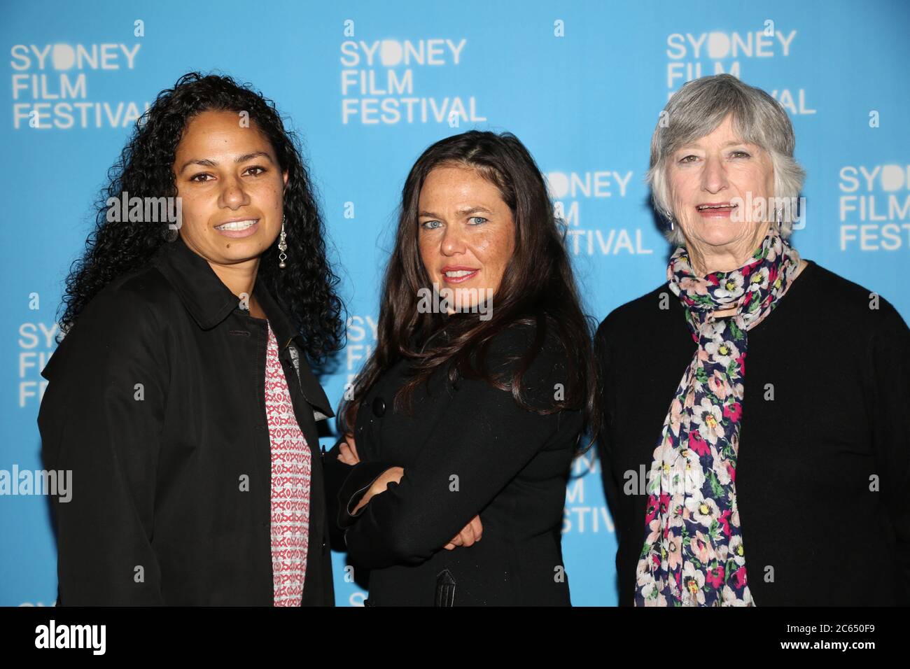 L-R: tbc, director, screenwriter and producer Darlene Johnson and ...