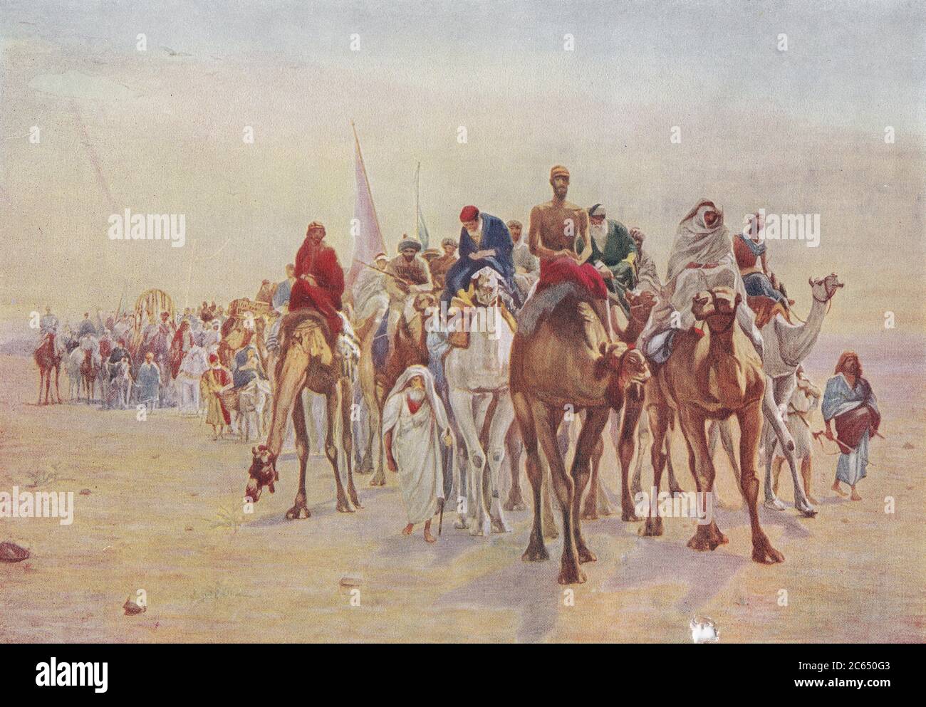 A Pilgrimage to Mecca 600 A.D Stock Photo - Alamy