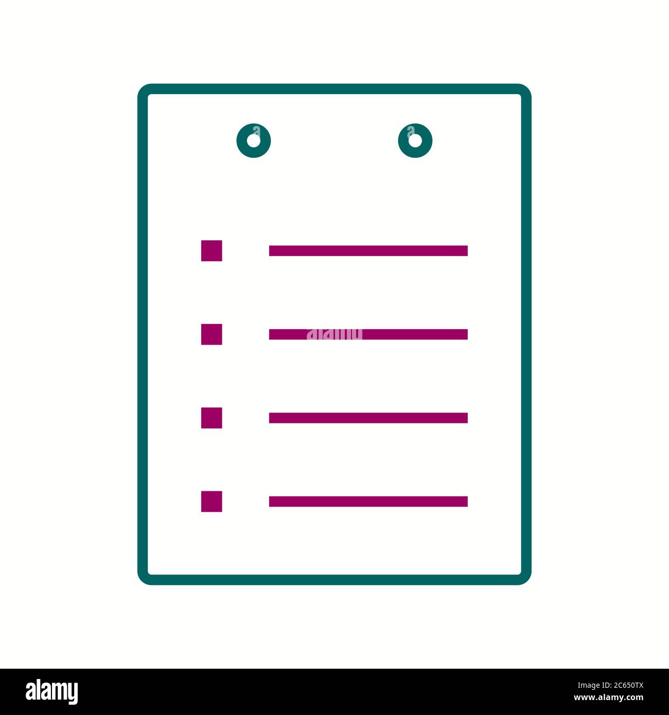 Unique Notes Vector Line Icon Stock Vector Image & Art - Alamy