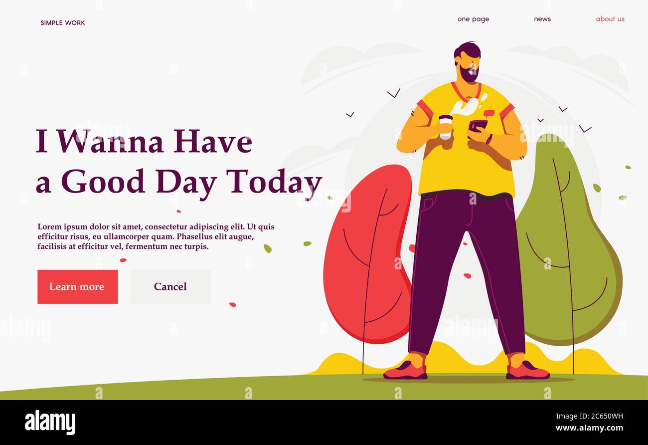 Person drinking coffee Stock Vector Images - Alamy