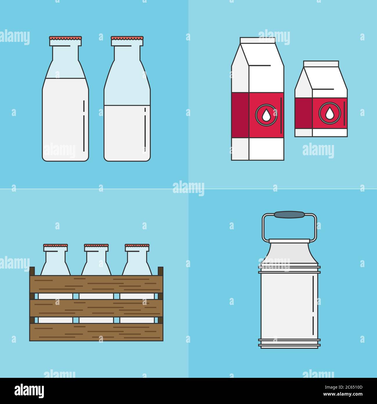 vector milk icon Stock Vector Image & Art - Alamy
