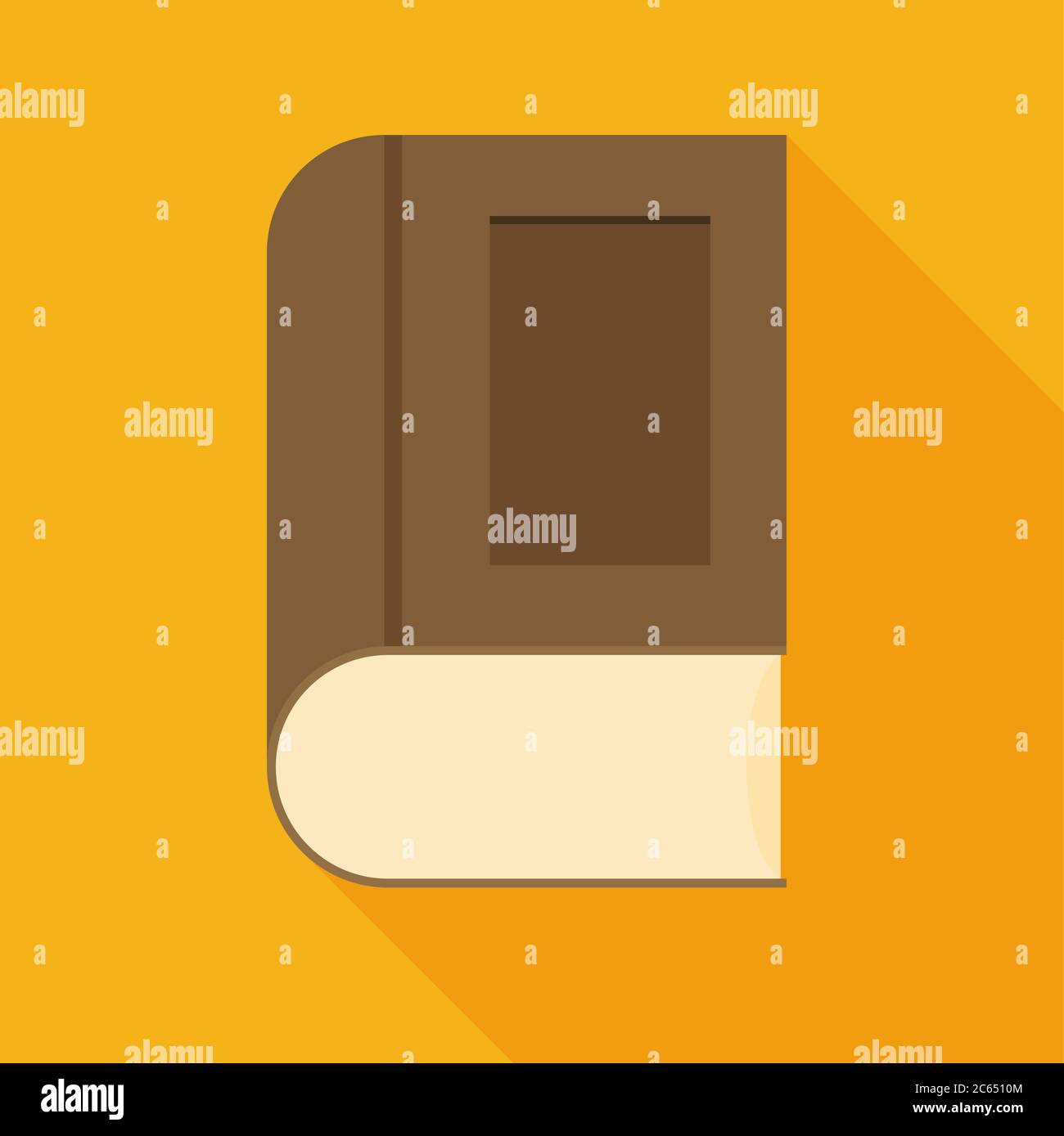 Flat book icon, vector eps10 illustration Stock Vector Image & Art - Alamy