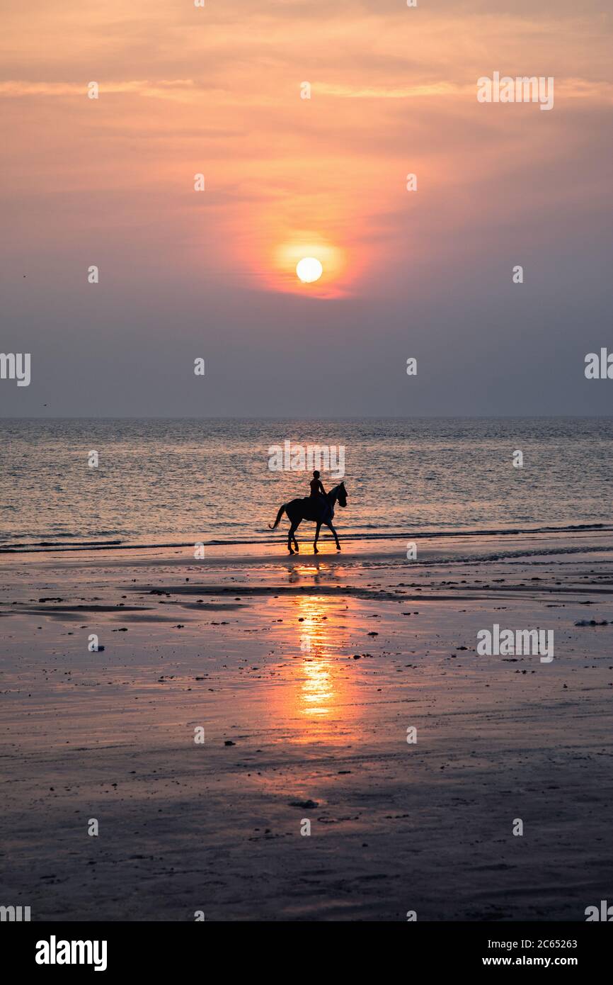 Landscape and activities of locals in Kutch Gujarat India Stock Photo ...
